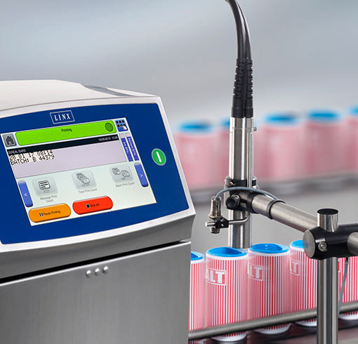 Impresora de inyección de tinta continua CIJ Linx 8910